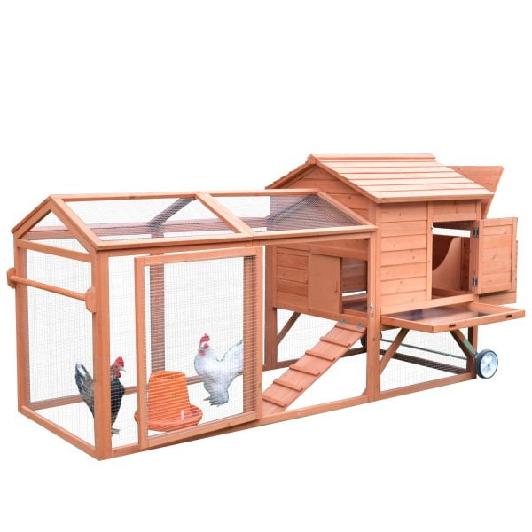 10 Portable Chicken Coop Plans [Easy to Move] - Organize With Sandy