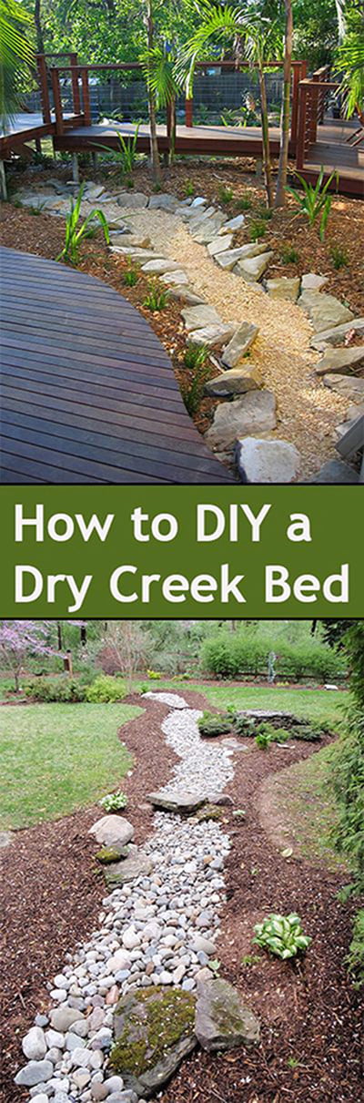 16 Dry Riverbed Landscaping Ideas - Super Easy to Make - Organize With ...