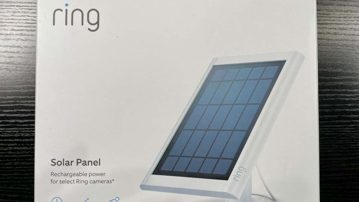 How to Connect Solar Panel to Ring Spotlight Camera - Organize With Sandy