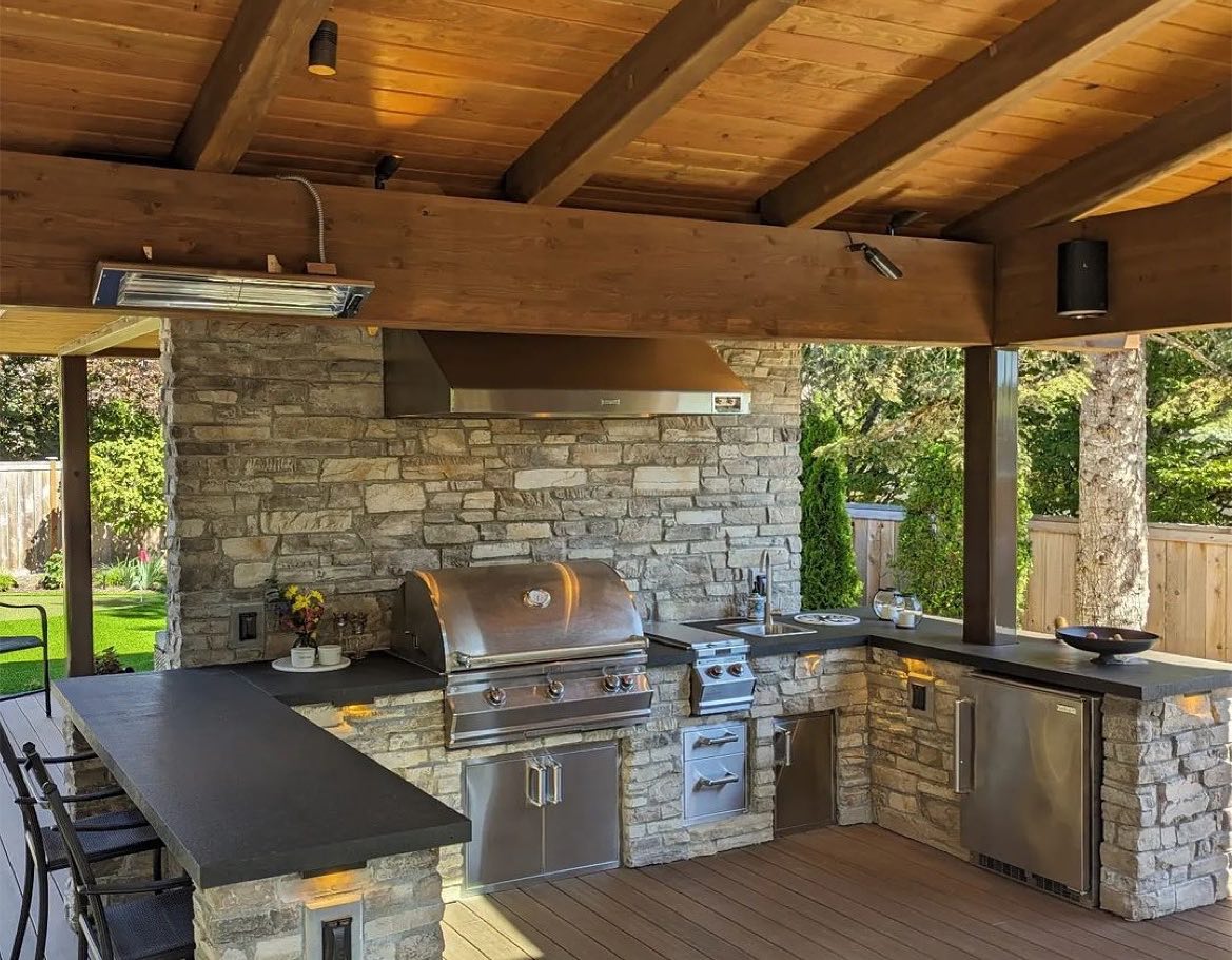 Can You BBQ Under a Covered Deck? - Organize With Sandy