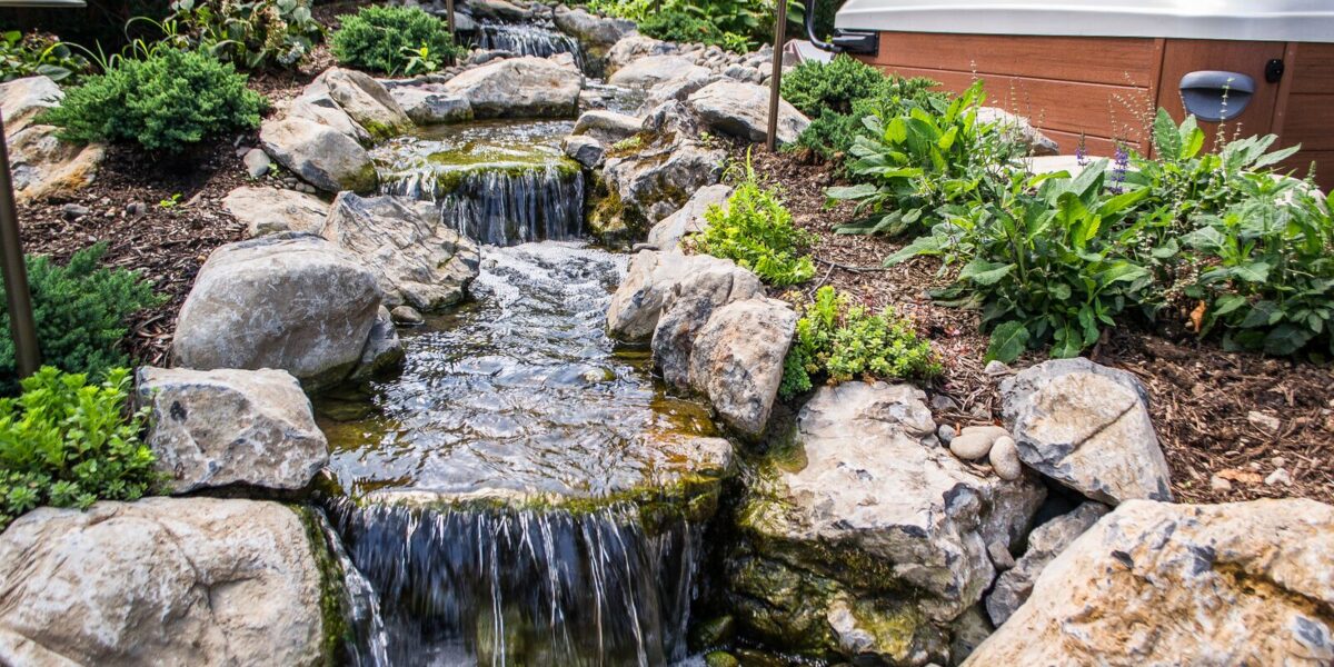 How Do You Keep an Outdoor Waterfall Clean? - Organize With Sandy